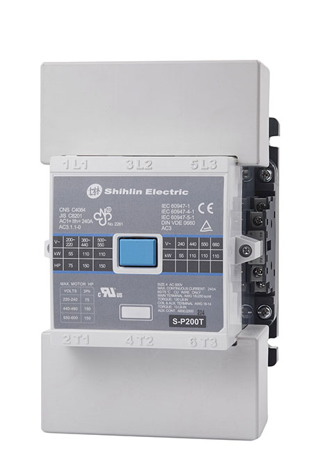 คอนแทคเตอร์แม่เหล็ก - SHIHLIN ELECTRIC แมกเนติกคอนแทคเตอร์ S-P200 | ผู้ ...