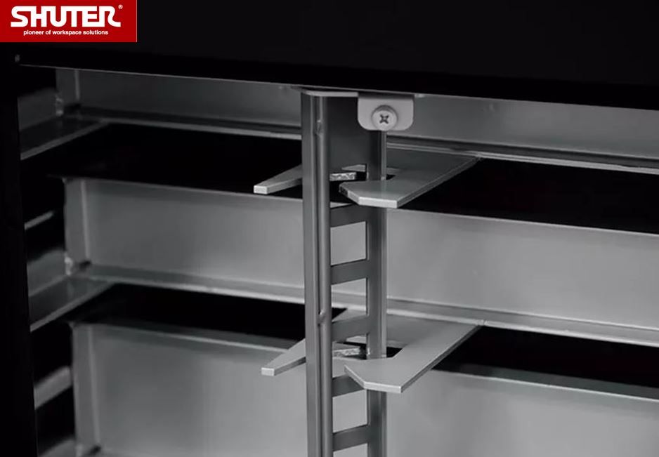 STORAGE CABINET WITH STEEL DRAWERS-Steel Cabinet with Drawer-SHUTER ...