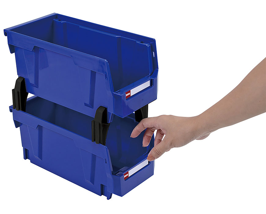 6.6L Stacking, Nesting & Hanging Bin for Parts Storage - 6.6L Stacking ...