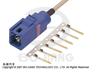 FAKRA CRIMP PLUG / STAMPED CENTER CONTACT | High Frequency RF Connector ...