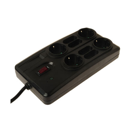 Heavy Duty Italian/Schuko Surge Extension Lead Power Strip - Surge Strip, Extension Socket ...
