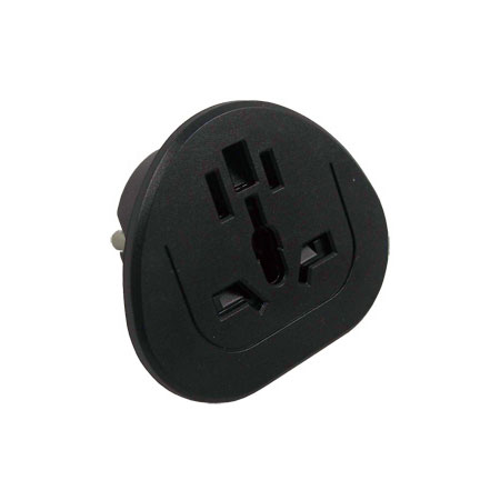 World to EU Grounded plug with 3 poles - 10A Grounded Worldwide Travel ...