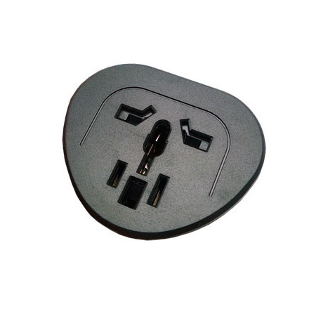 World to EU Grounded plug with 3 poles - 10A Grounded Worldwide Travel ...