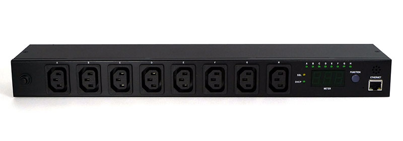 NEMA/IEC 8 Outlets 1U 19" IP-Based PDU Supply | AHOKU