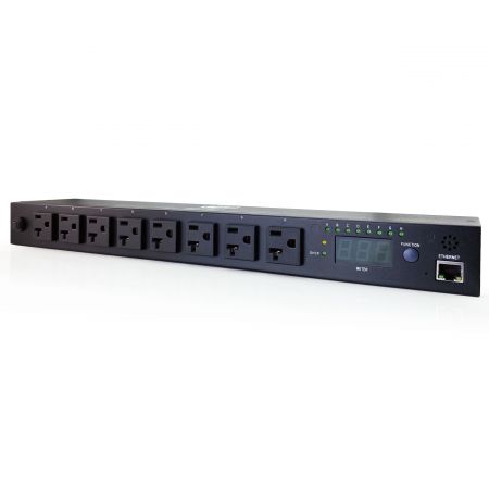 NEMA/IEC 8 Outlets 1U 19" IP-Based PDU - Smart PDU, Remote Controlled ...