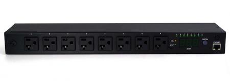 NEMA/IEC 8 Outlets 1U 19" IP-Based PDU - Smart PDU, Remote Controlled ...