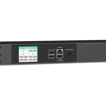 Mixed IEC C13/C19 Smart PDU with LCD Touch Screen and Remote Power ...