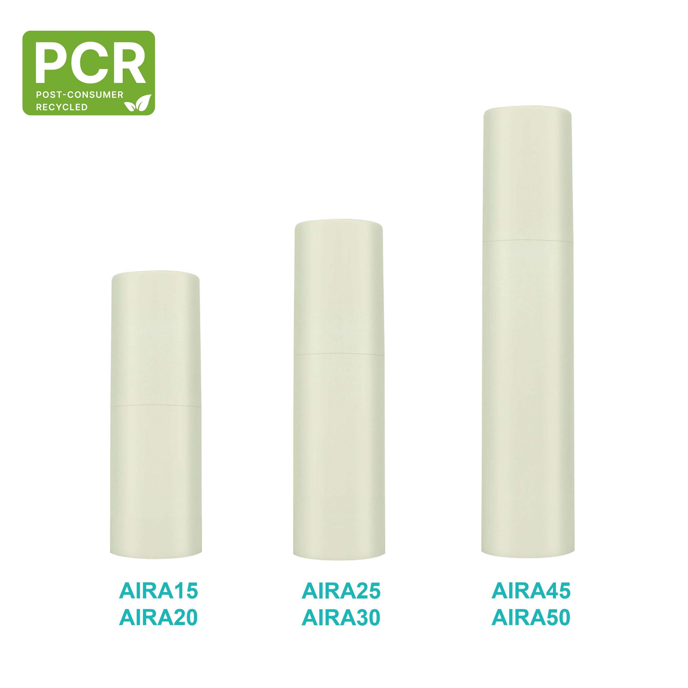 PCR Plastic Airless Bottle | Medicamine Product Packaging - Plastic Utres Manufacturer | TYH