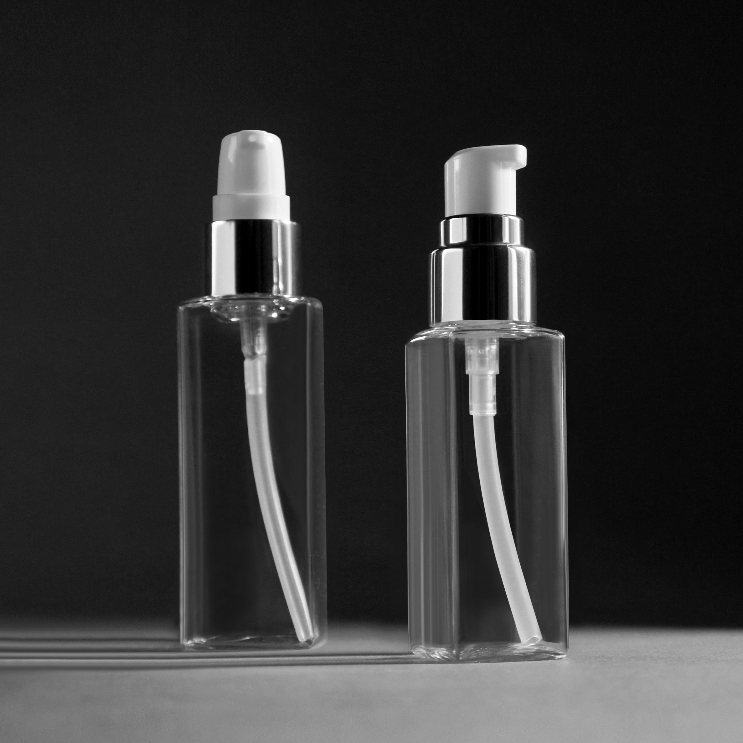 PETG ขวดเครื่องสำอางทรงเหลี่ยม | บรรจุภัณฑ์เครื่องสำอาง-ผลิตขวดพลาสติก | TYH