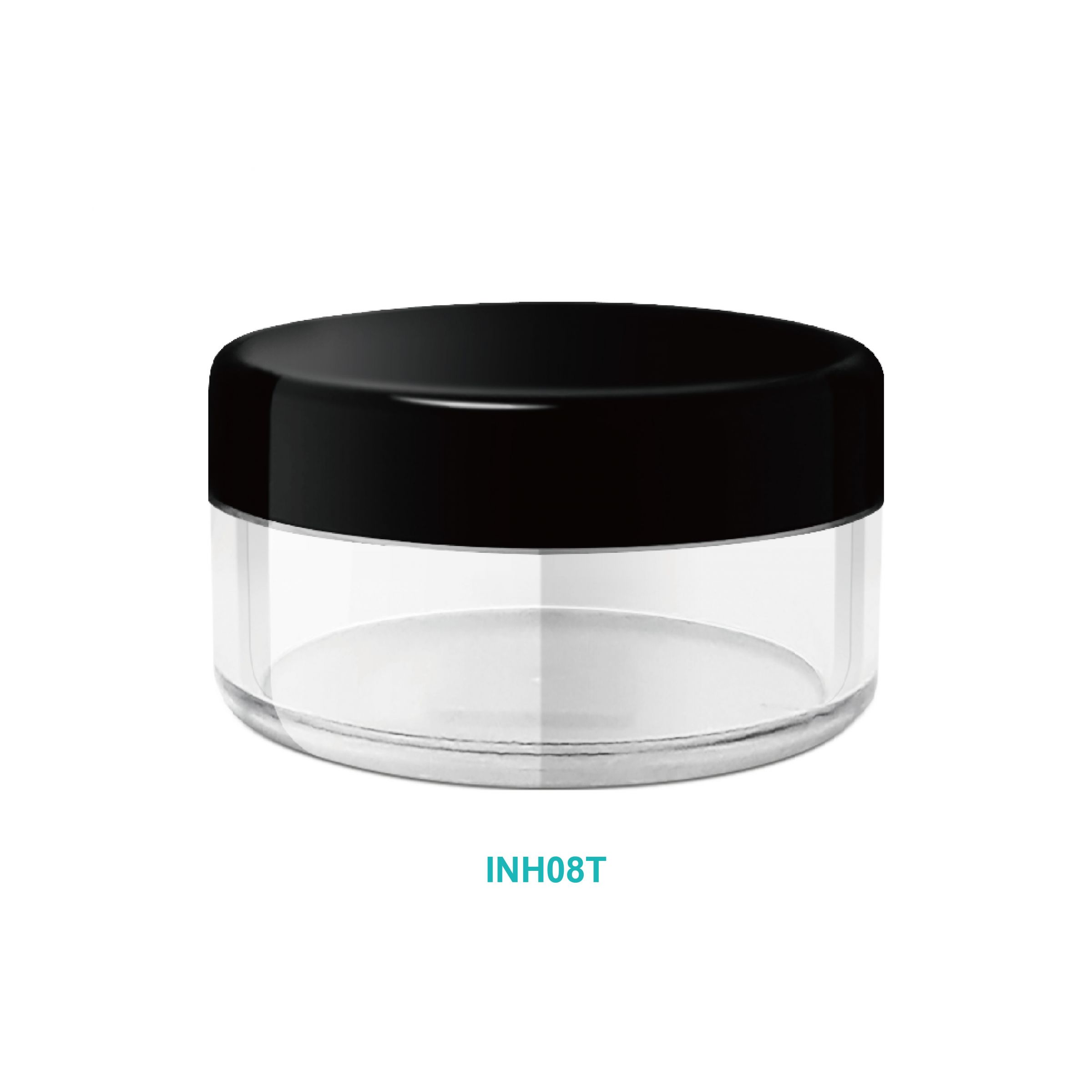 8ml Round Loose Powder Jar | Cosmetic Product Packaging - Plastic ...