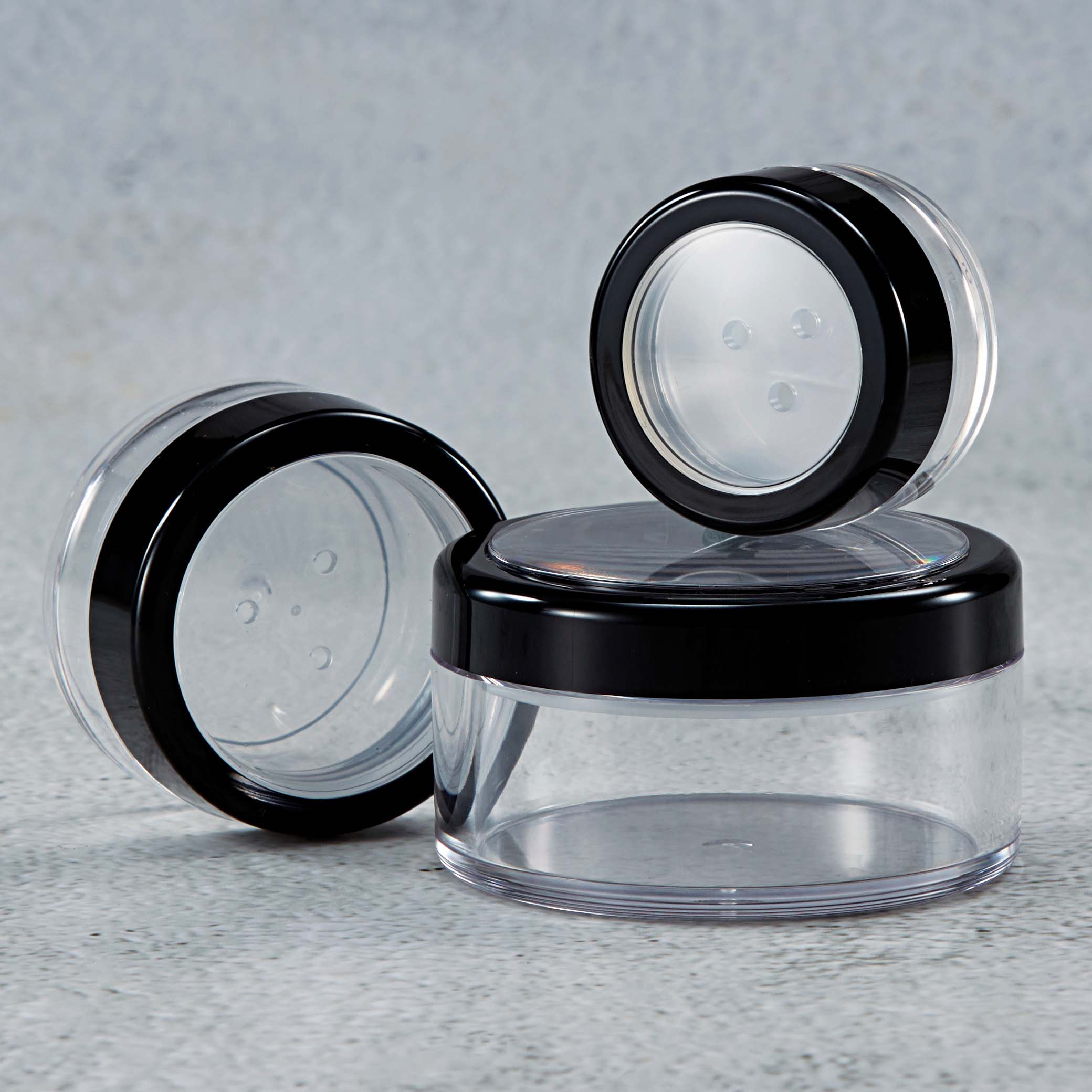 Cosmetic Jar with sifter | Cosmetic Product Packaging - Plastic Bottles ...