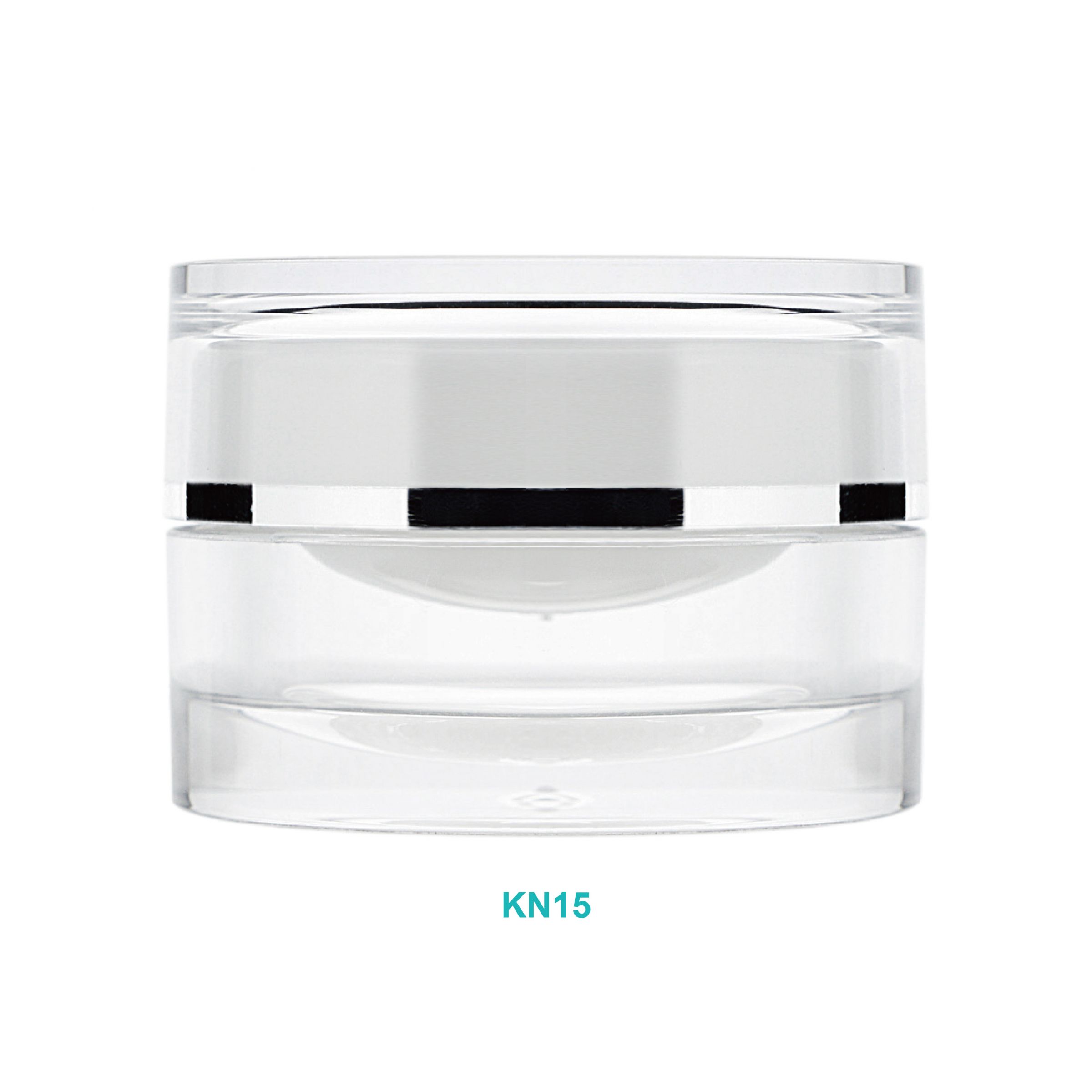 15ml Acrylicum Rotundum Unguentarium | Fabricator fialium plasticarum pro cosmético | TYH