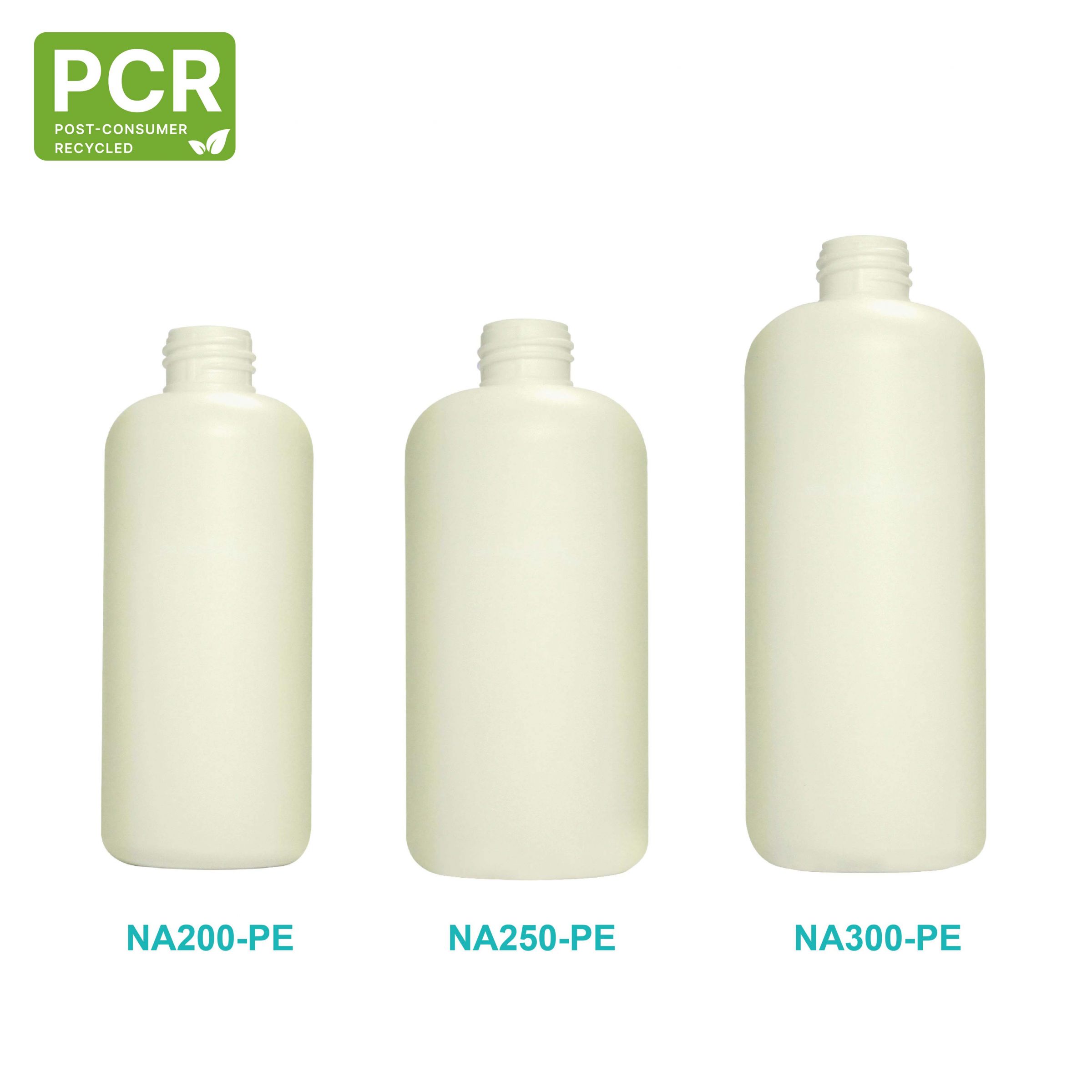 PCR_PE Boston Round Cosmetic Bottle | Cosmetic Product Packaging - Plastic Bottles Manufacturer ...