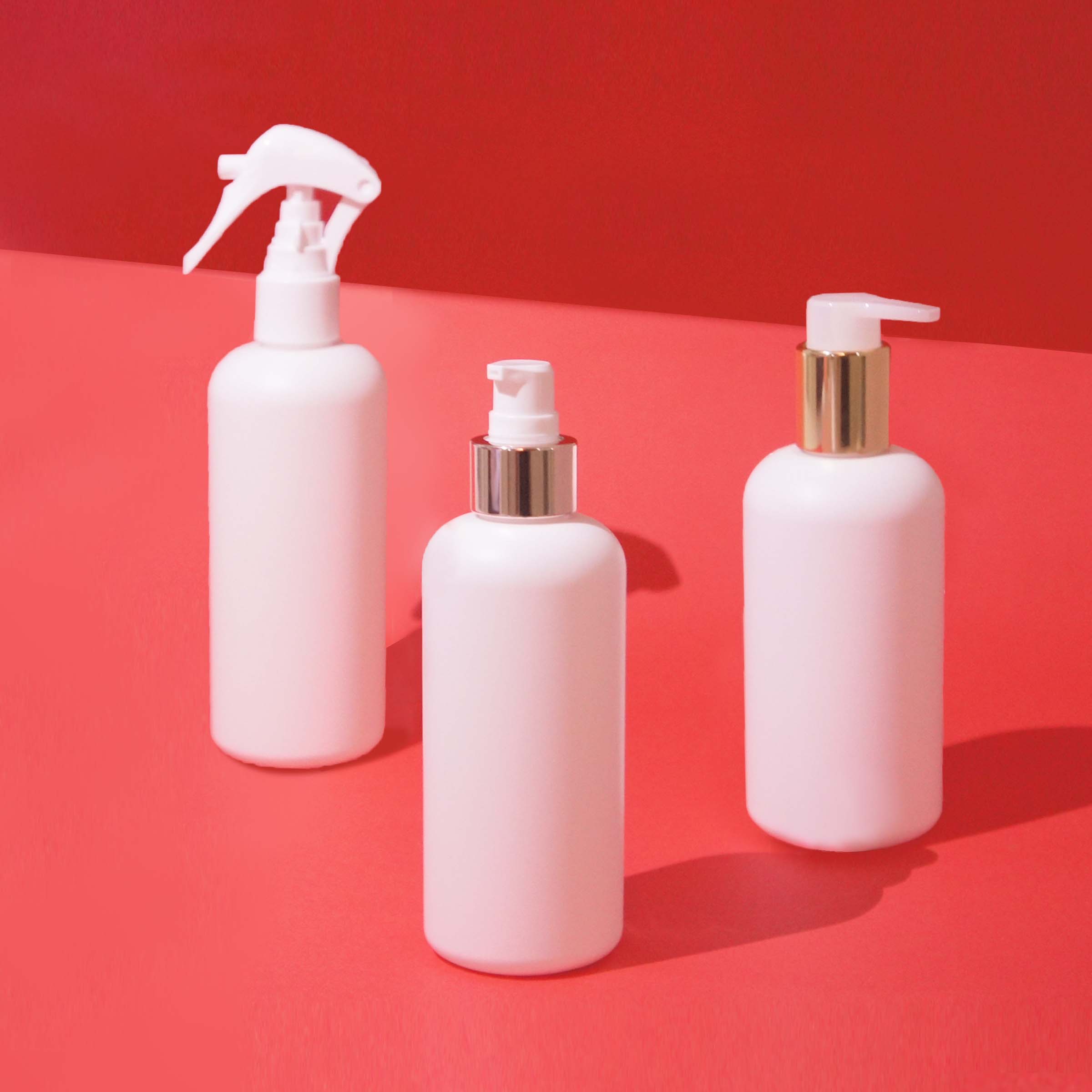 300ml Boston Round Plastic Bottle | Cosmetic Product Packaging - Plastic Bottles Manufacturer | TYH