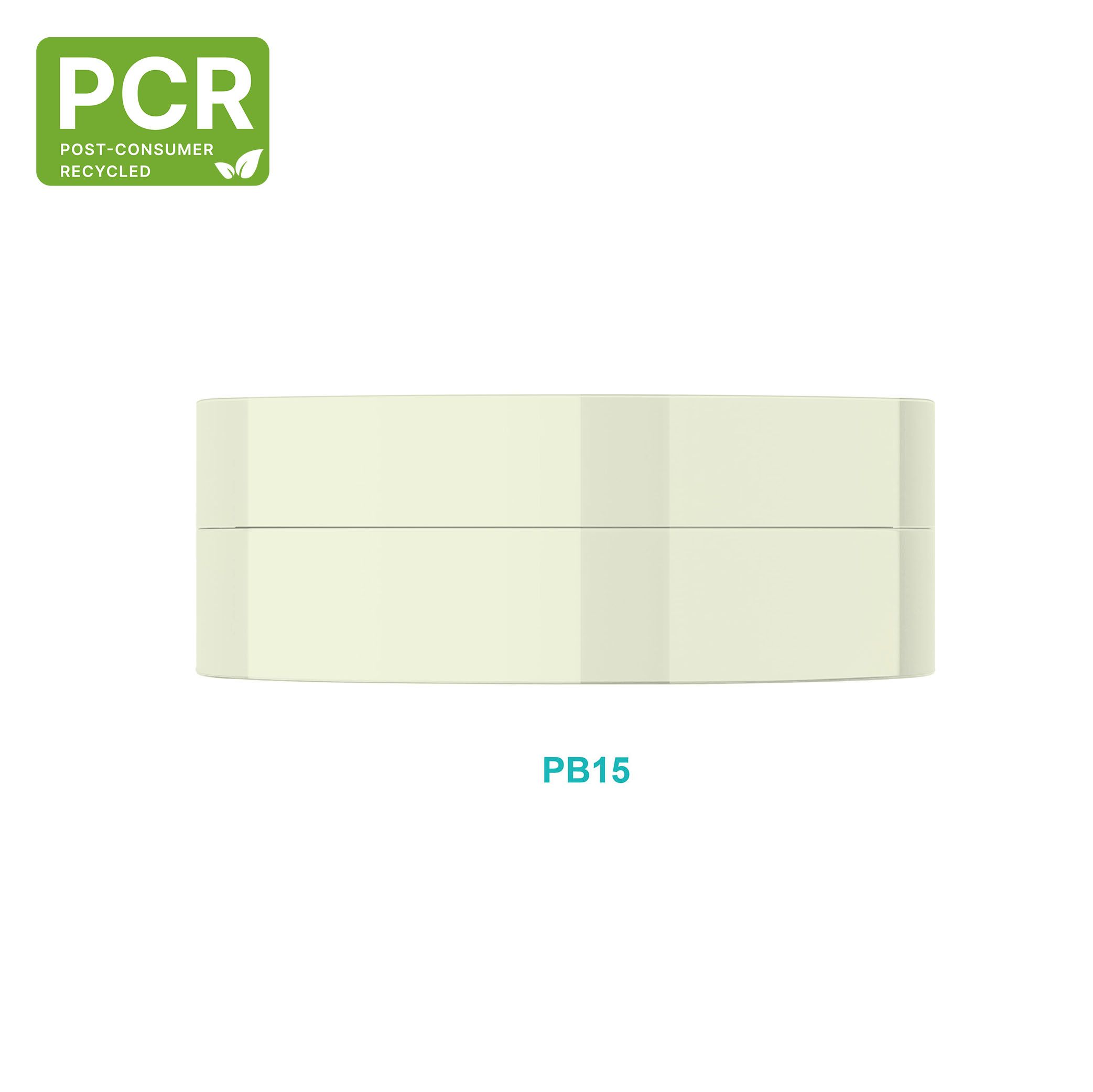 15ml PCR PP Round Jar | Cosmetic Product Packaging - Plastic Bottles Manufacturer | TYH