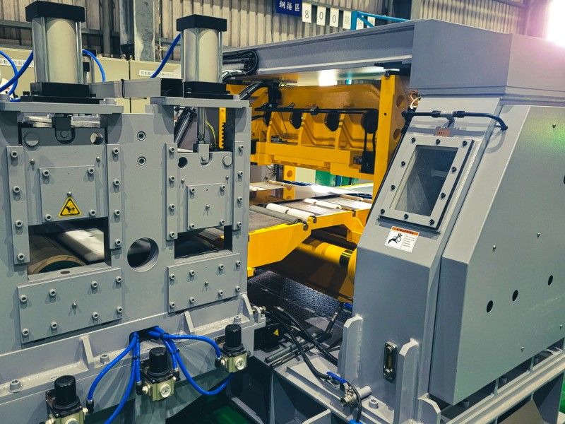 High Precision 800mm Rotary Shear System | Prepainted Galvanized Steel ...