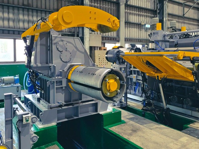 High Precision 800mm Rotary Shear System | Prepainted Galvanized Steel ...