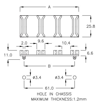 PCB Guide Rail | Plastic LED Hardware Manufacturer | PINGOOD