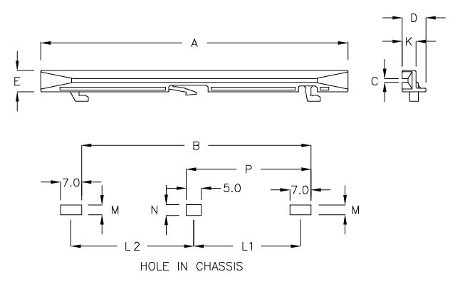 PCB Guide Rail | Plastic LED Hardware Manufacturer | PINGOOD