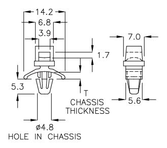 케이블 새들(YL-1) | 기계 부품 공급 -PINGOOD ENTERPRISE CO., LTD.