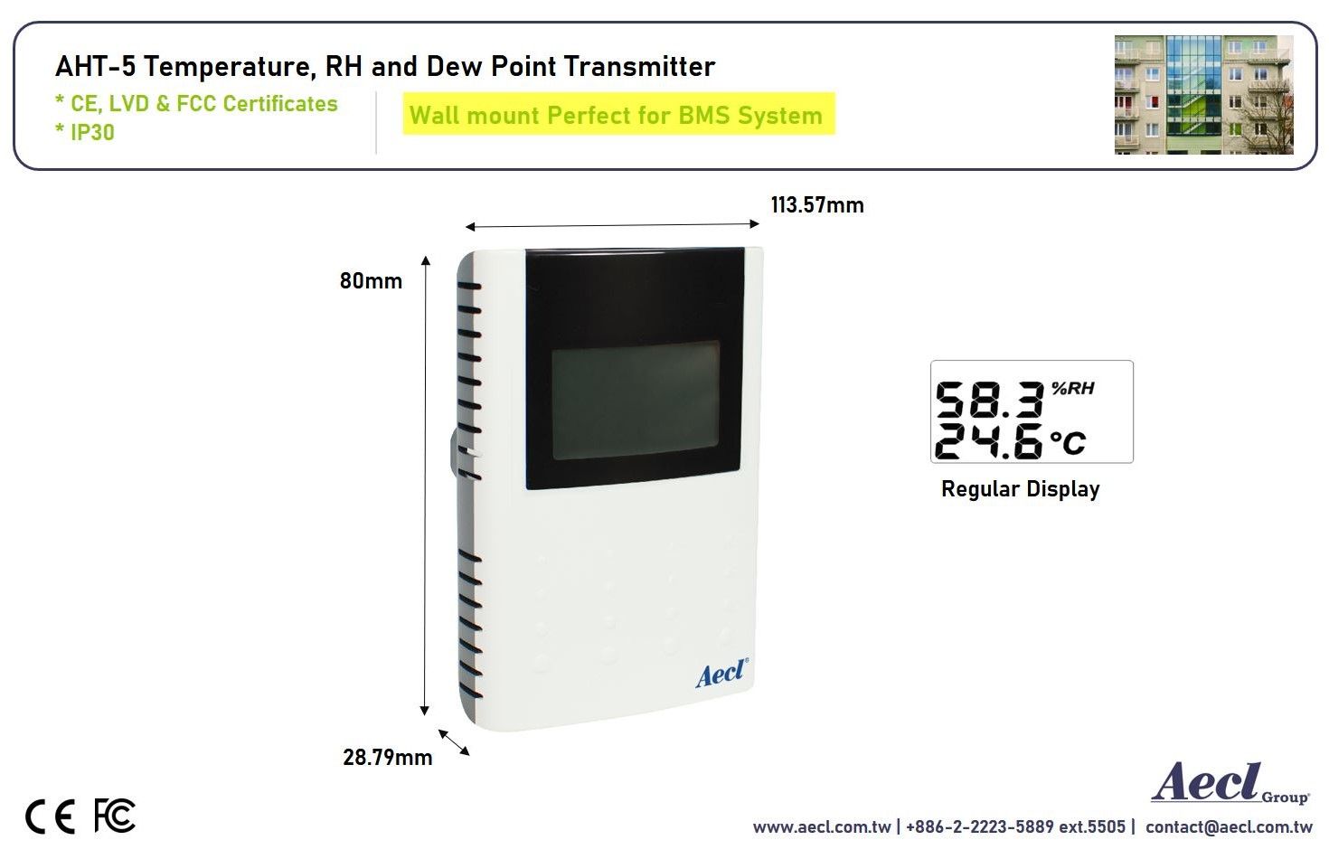 LoRa Temperature and Humidity Transmitter - LoRa temperature and RH ...