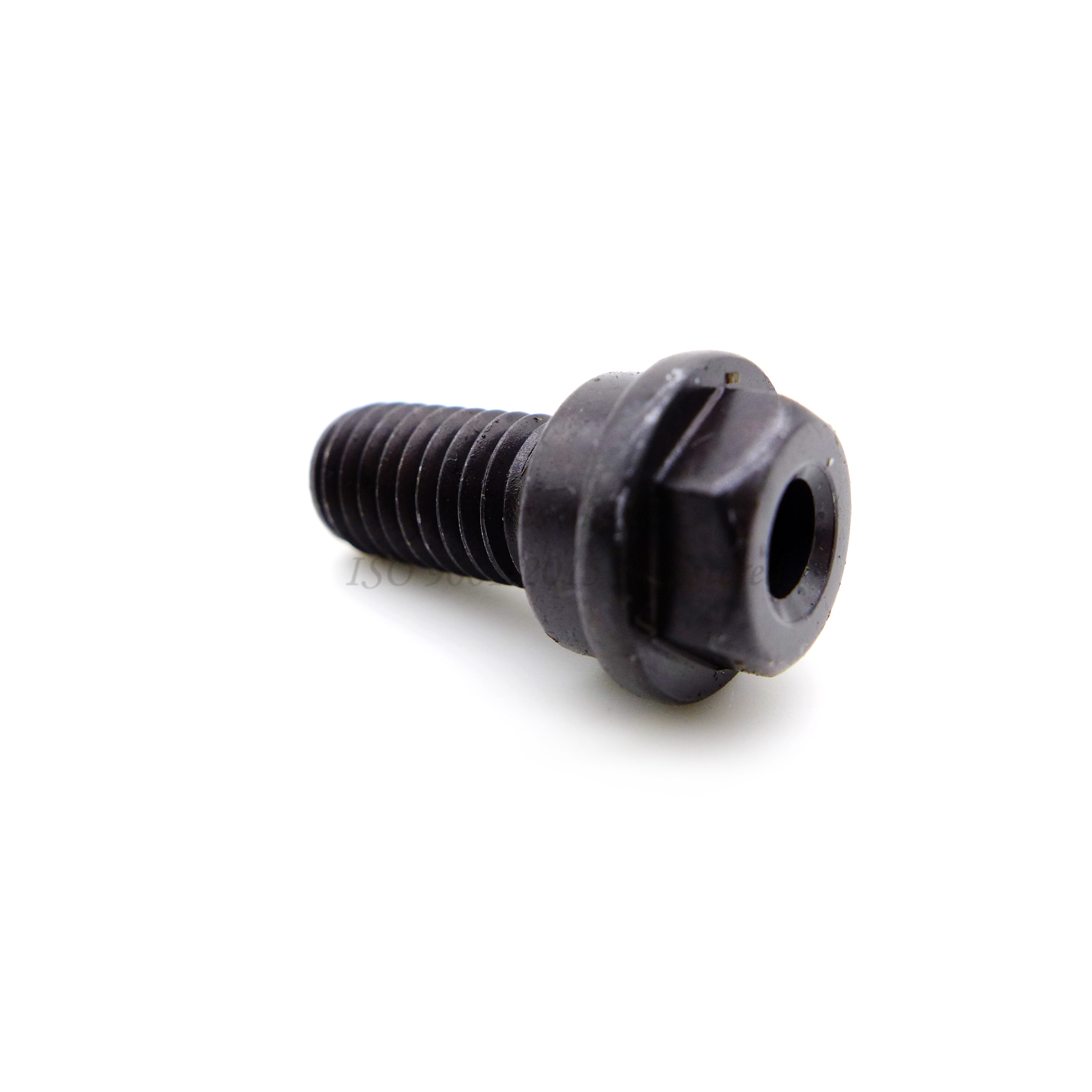 Hex Socket Washer Head Shoulder Screws Through Hole Black Oxide | Brass ...