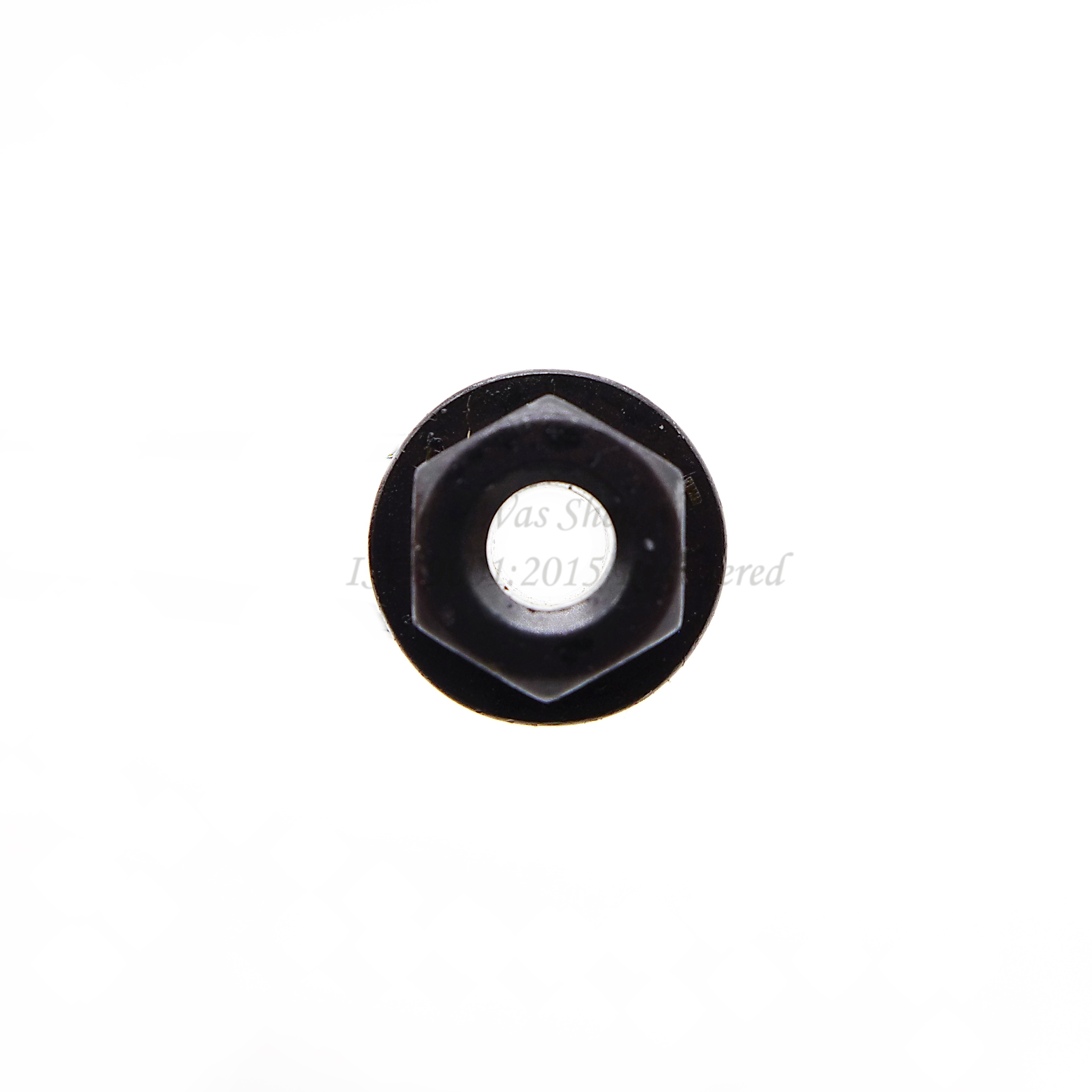 Hex Socket Washer Head Shoulder Screws Through Hole Black Oxide | Brass ...