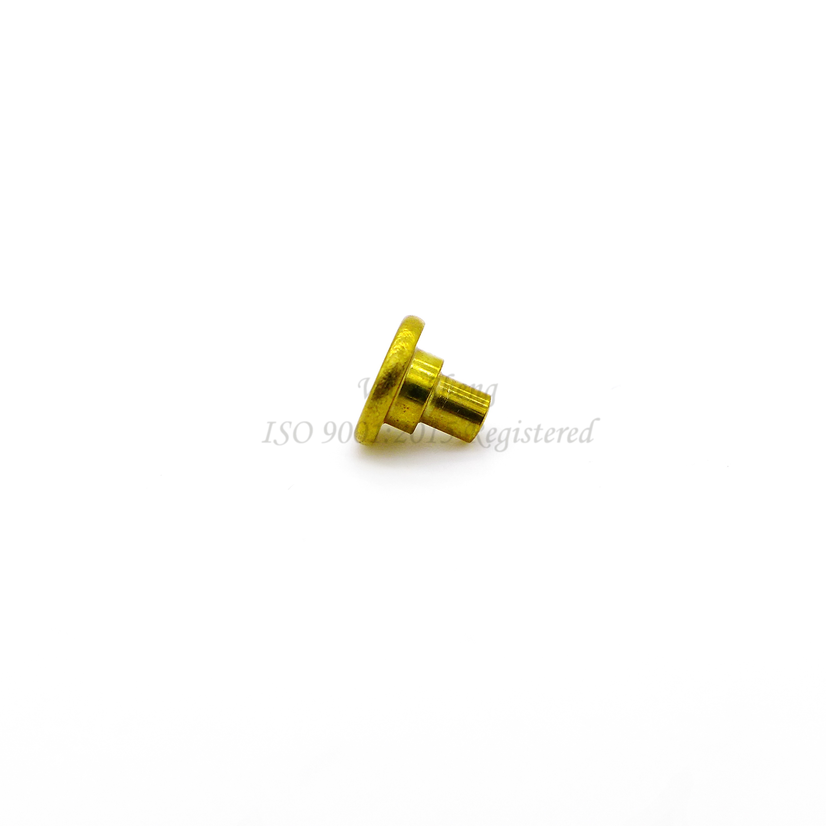 Flat Head Brass Shoulder Hollow Rivet | Brass & Steel Metal Components ...