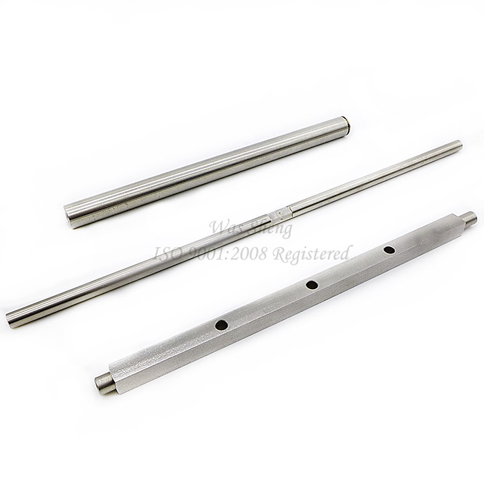 Stainless Steel CNC Machining Square / Cylindrical Linear Shafts ...