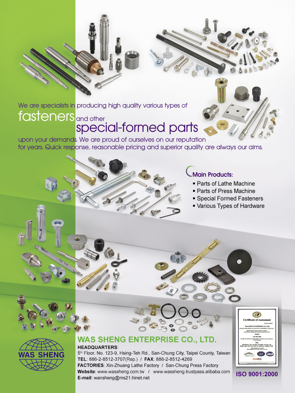 Being Dedicated to Development of High Value Added Fasteners and Extend ...