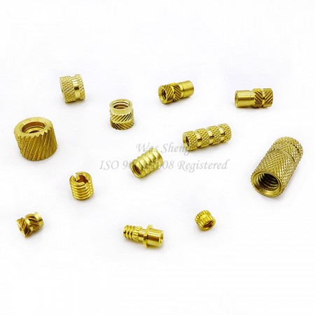 Metal Straight Knurling Threaded Insert Bushings | Brass & Steel Metal ...