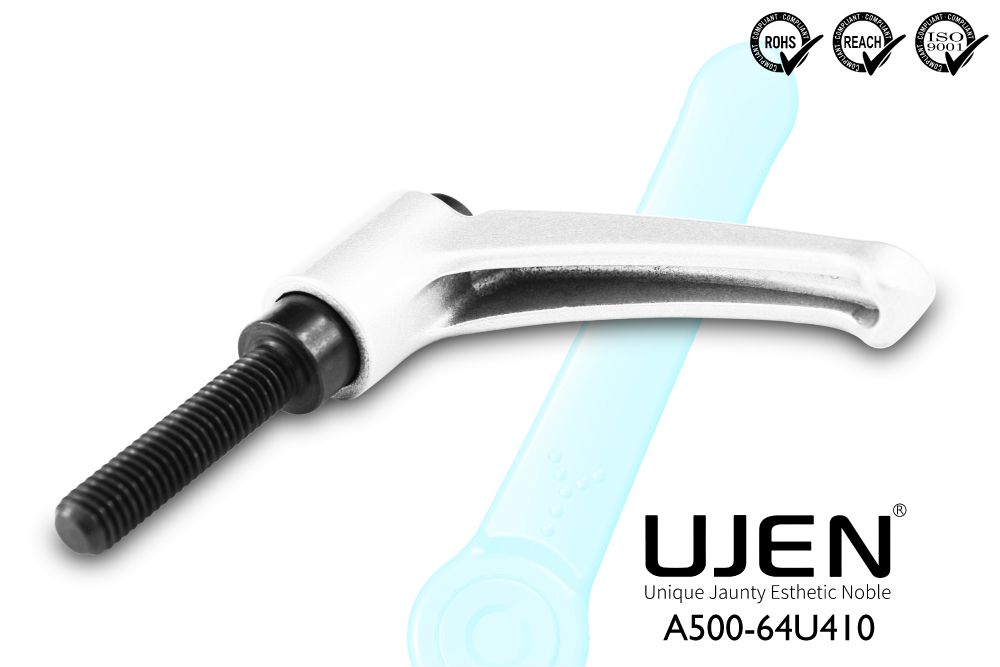 Curved Zinc Adjustable Handle Screw, 1/4 x 10mm, Chamfered End, L64 ...