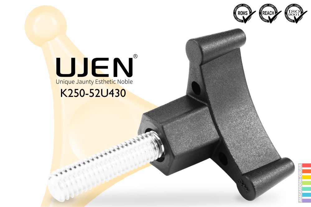 Triangle Thumb Knob, 1/4 x 30mm, Quick-fasten, Chamfered End, D52 ...