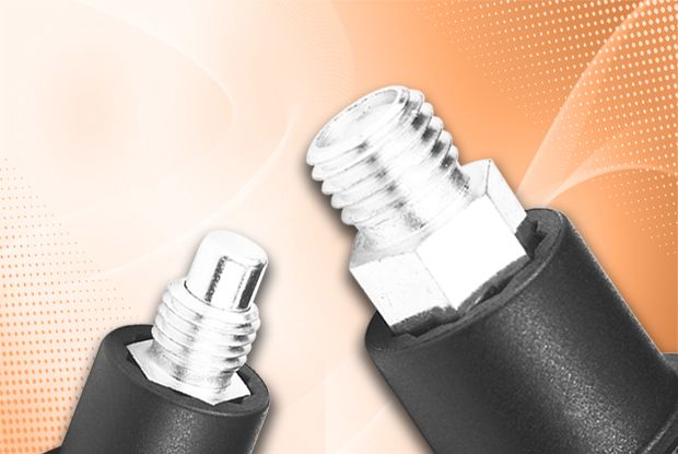 Warning Lock-out Pull Pin with Clamping Knob | Plastic Hand Knob Screws ...