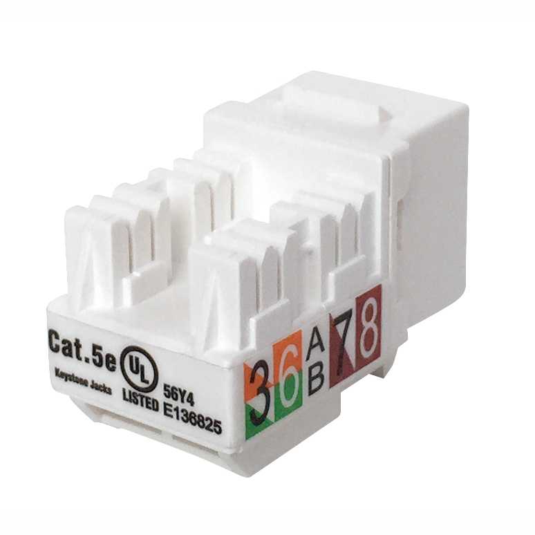Cat5E UTP 90 ° 110 Punch Down RJ45 ผู้จัดจำหน่ายแจ็คสโตน | EXW