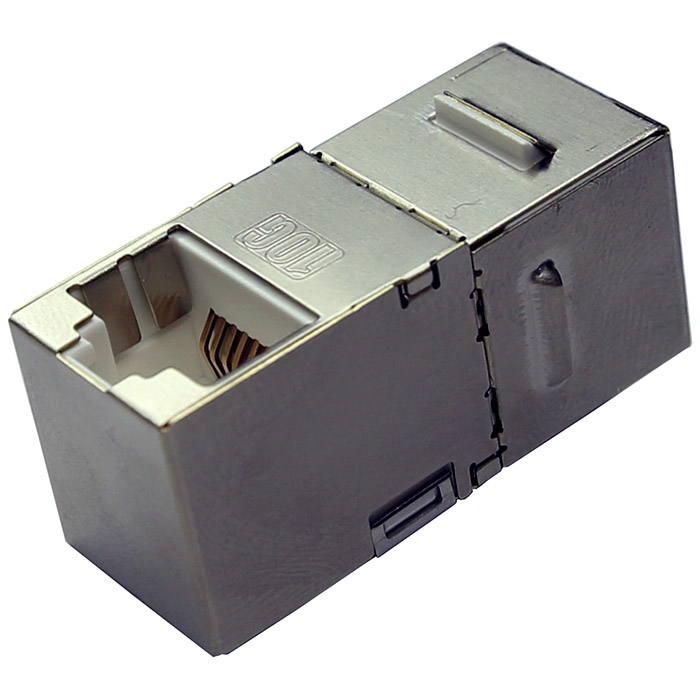 Cat.6A FTP 90 Degree Inline Coupler | RJ45 Connectors & Ethernet Patch ...
