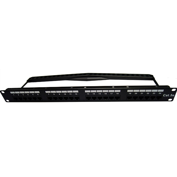 Cat5E UTP 1U 24 PORT 180 Degree RJ45 Patch Panel | RJ45 Connectors ...