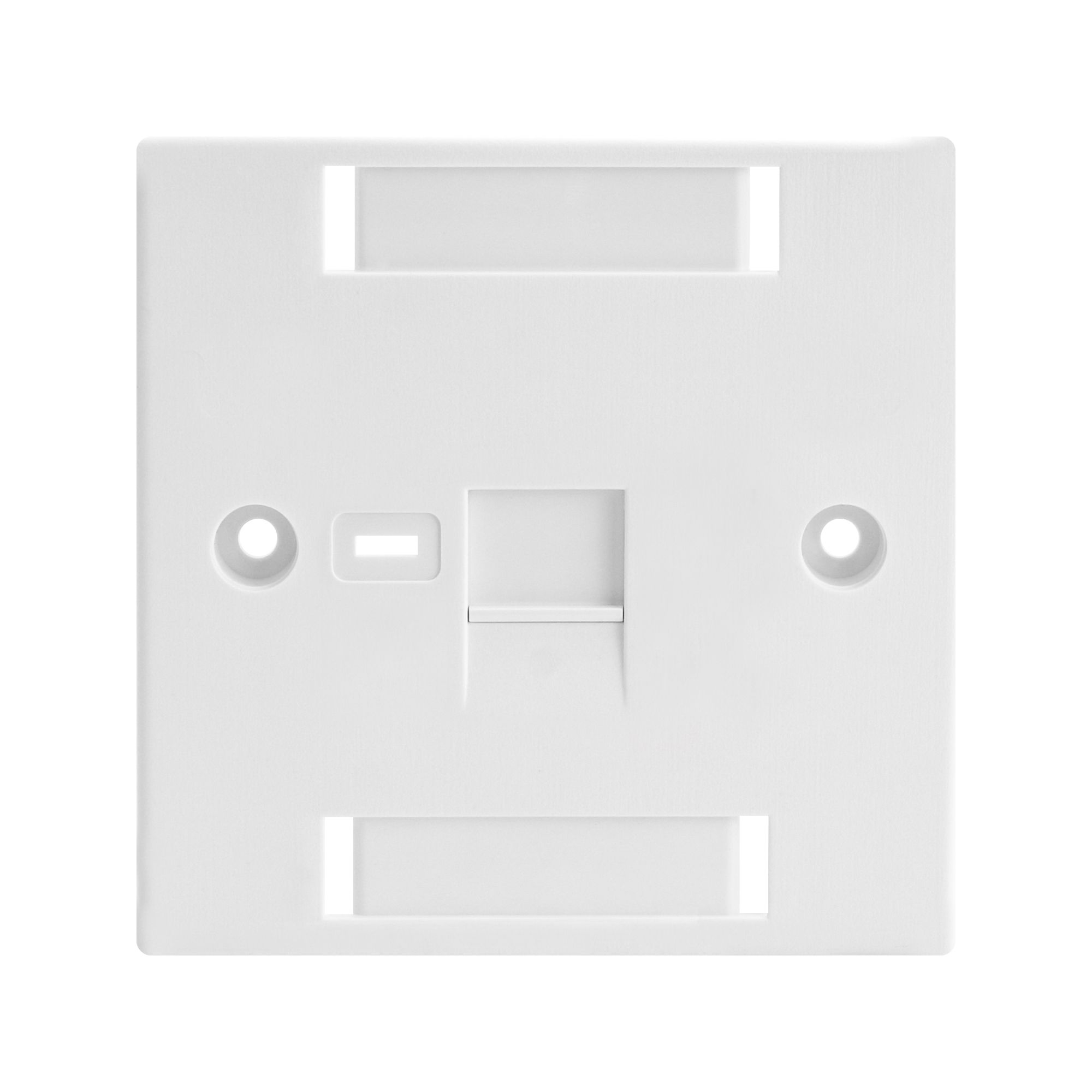 British Shuttered Faceplate 1 Port With Icon Tabs - Hochwertiger ...