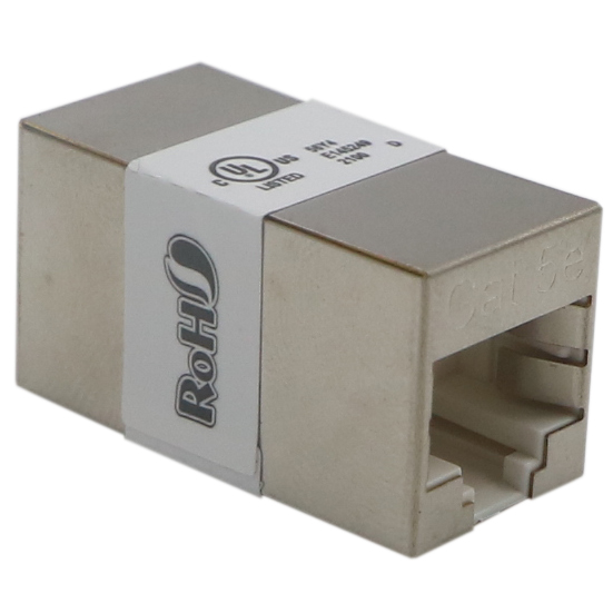 Cat.5E FTP 180 Degree Inline Coupler-Cat5E Ethernet Cable Extender ...