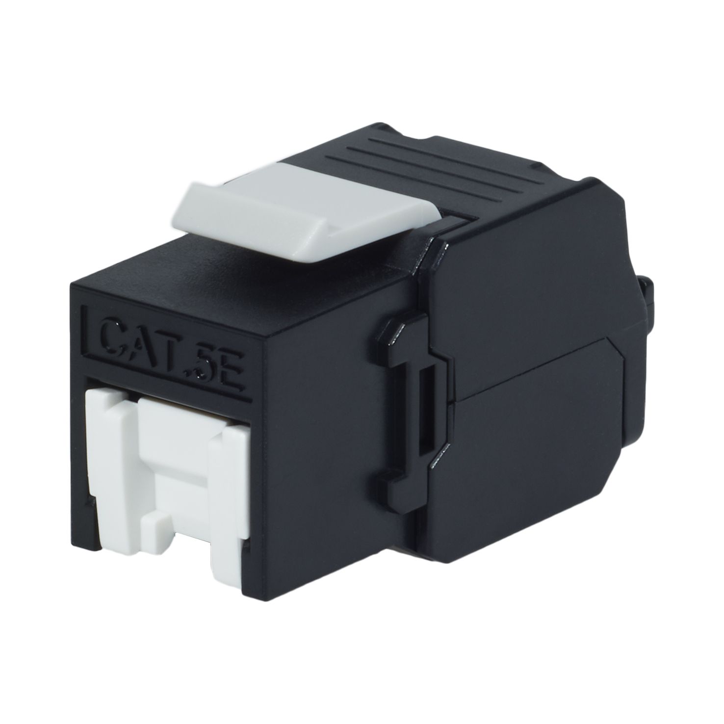 Cat.5E UTP Conector Keystone RJ45 sin herramientas de 180 grados con ...