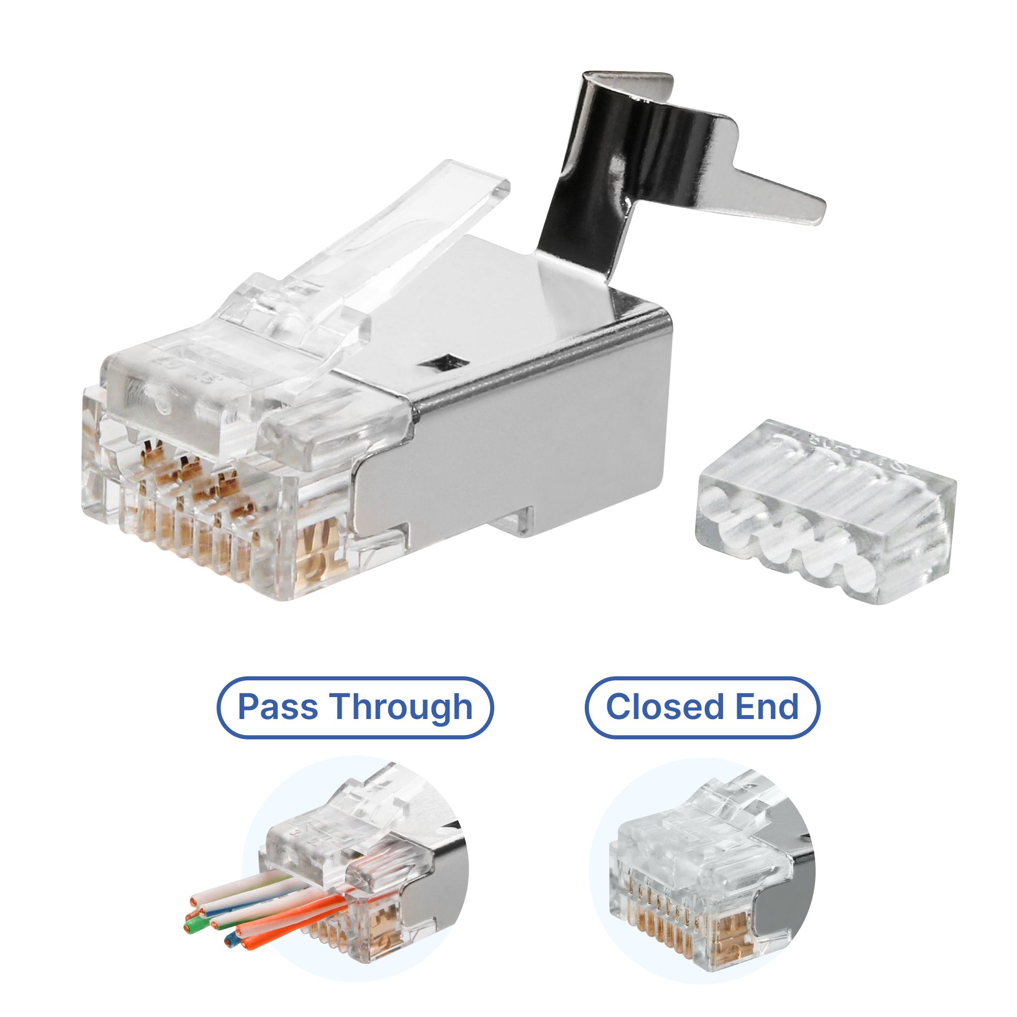 Cat.6A STP Large Diameter Modular Plug | RJ45 Connectors & Ethernet ...