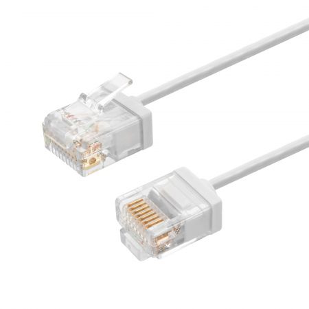 Cat.6 UTP 32 AWG Slim Patch Cord With Extra Small Modular Plugs - RJ45 ...
