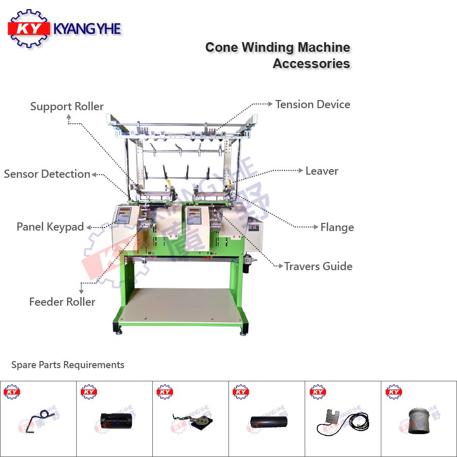 Multi-function Cone Winding Machine | Textile Machinery Manufacturer ...
