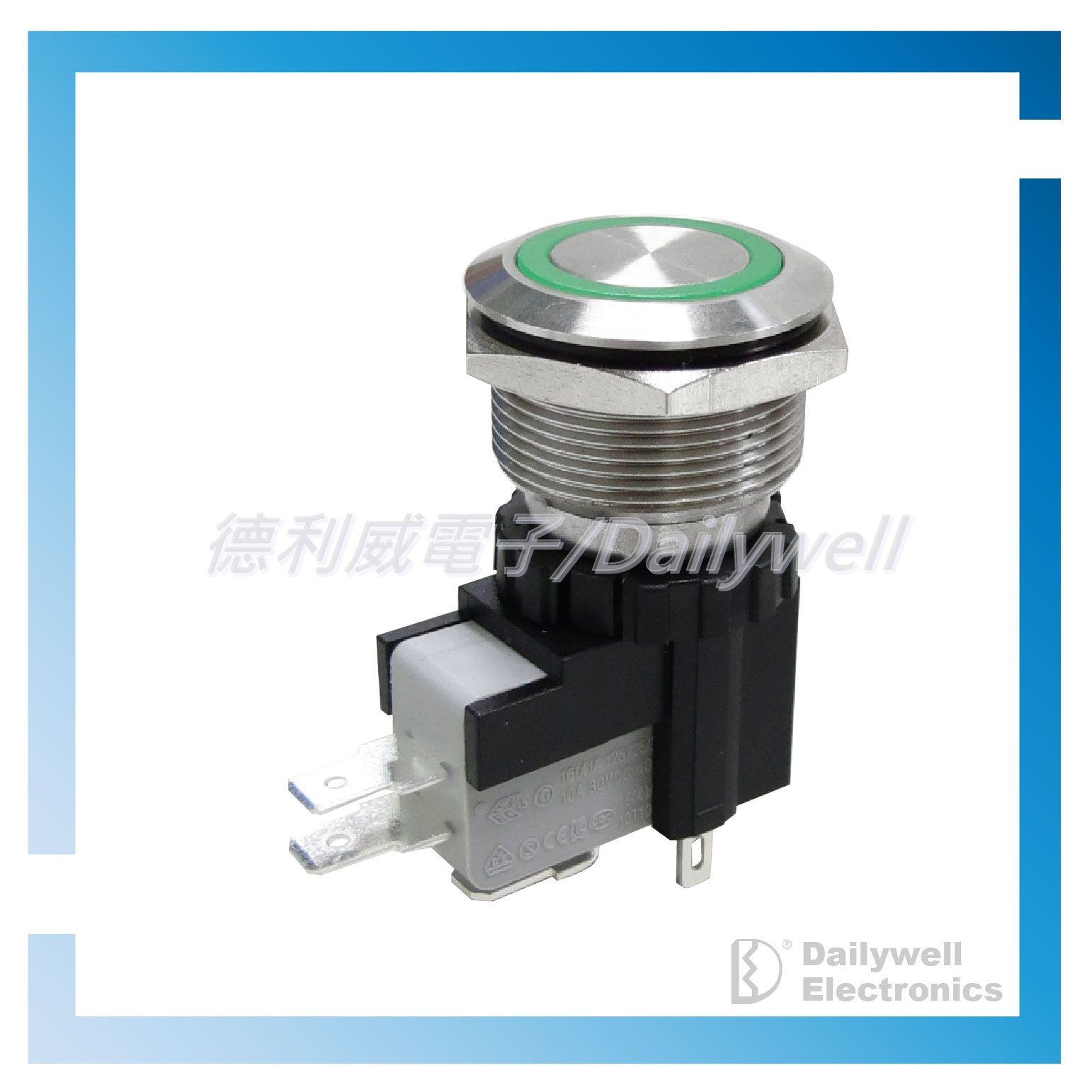 22mm High Current Anti-vandal Pushbutton Switches - 22mm High Current Metal Switches | Made in ...
