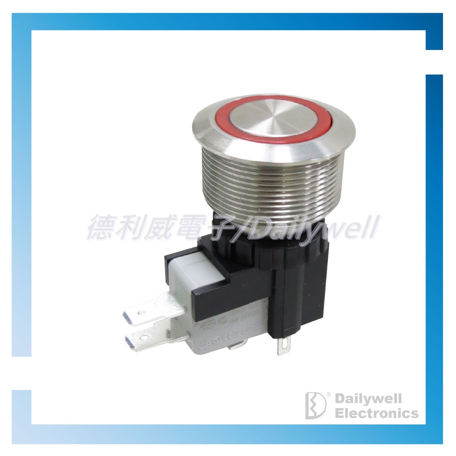 25mm High Current Anti-vandal Pushbutton Switches - 25mm High Current ...