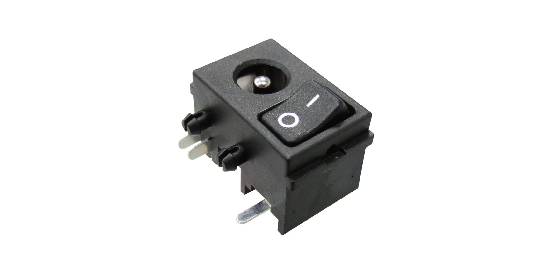 DC Power Jack With Horizontal Rocker Switches - Multi-Function Switches ...